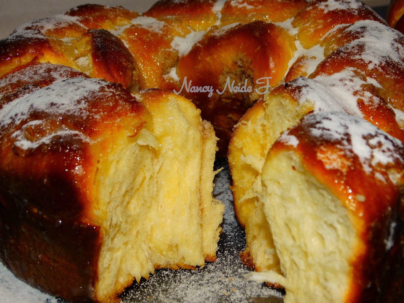 CULINÁRIA BRILHANTE DE NANCY- ESTRELA GUIA NF: Rosca de leite ...