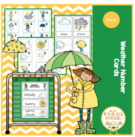 Weather Printable "No Prep" ~ Preschool Printables