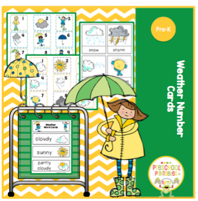 Weather Printable "No Prep" ~ Preschool Printables