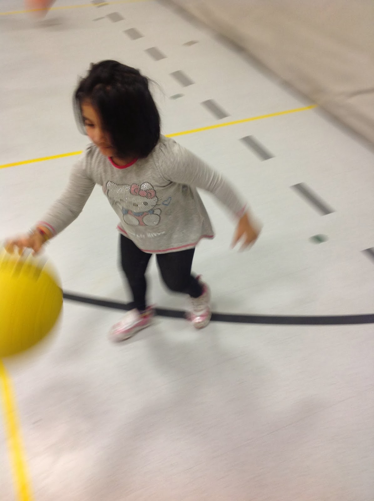 St. Anne's Movers and Shakers: Practicing Bouncing a Ball