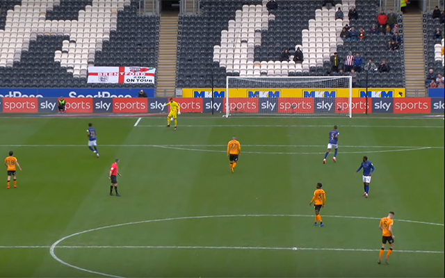 Brentford goalkeeper gets nutmegged from halfway line | inside World Soccer