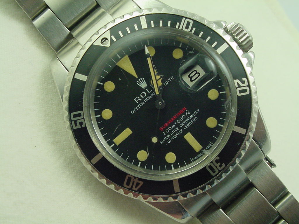 Timebuilder American Horologist: Rolex RED LETTER Submariner Design 1680.