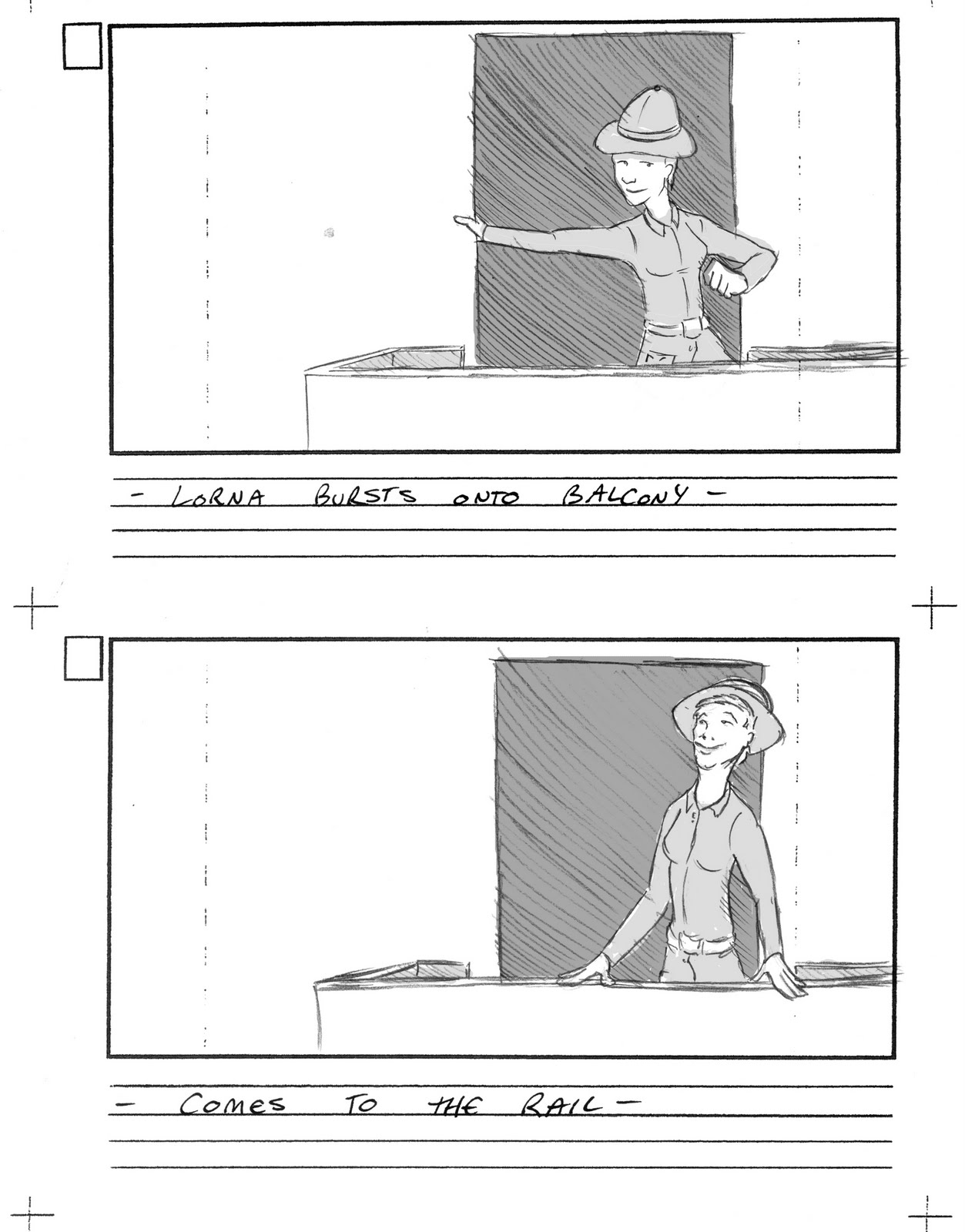 OD Toons: Portfolio: The Shadow Storyboards