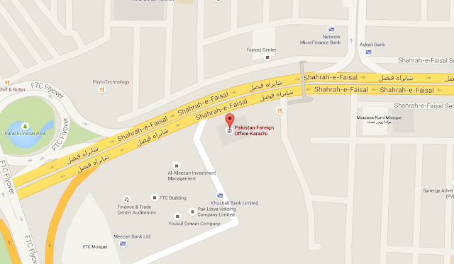 Kamran Official: Ministry of Foreign Affairs Karachi New Office Location