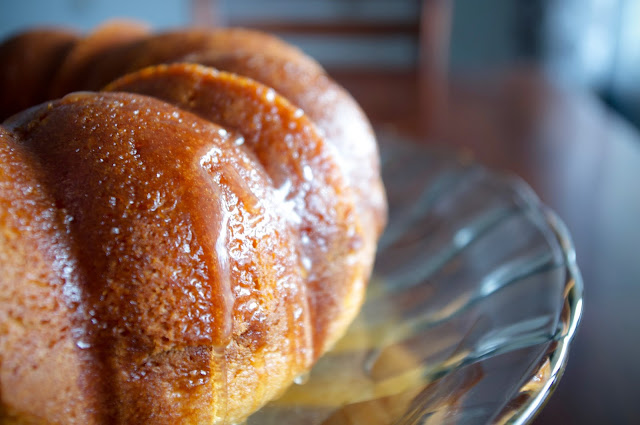 Home Sweetly Home: Easy Buttered Rum Cake
