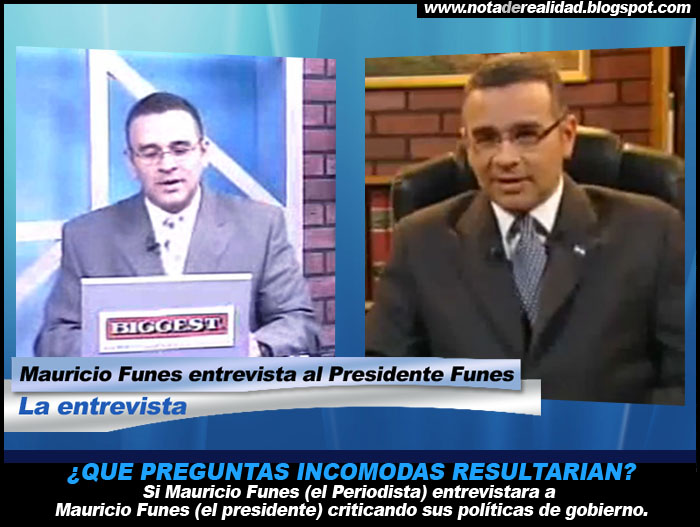 Nota de Realidad: 176. Mauricio Funes entrevista al Presidente Funes