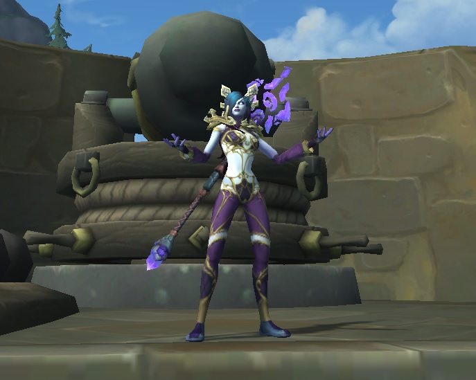 MoonPriest mix and match set on Void Elf