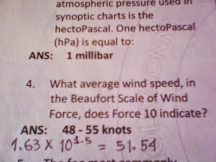 OIC-NW Reviewer Blog: How to Solve Wind Speed in Beaufort Scale