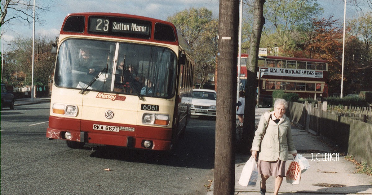Busworld Photography: Merseybus National near Clock Face: Turning back ...