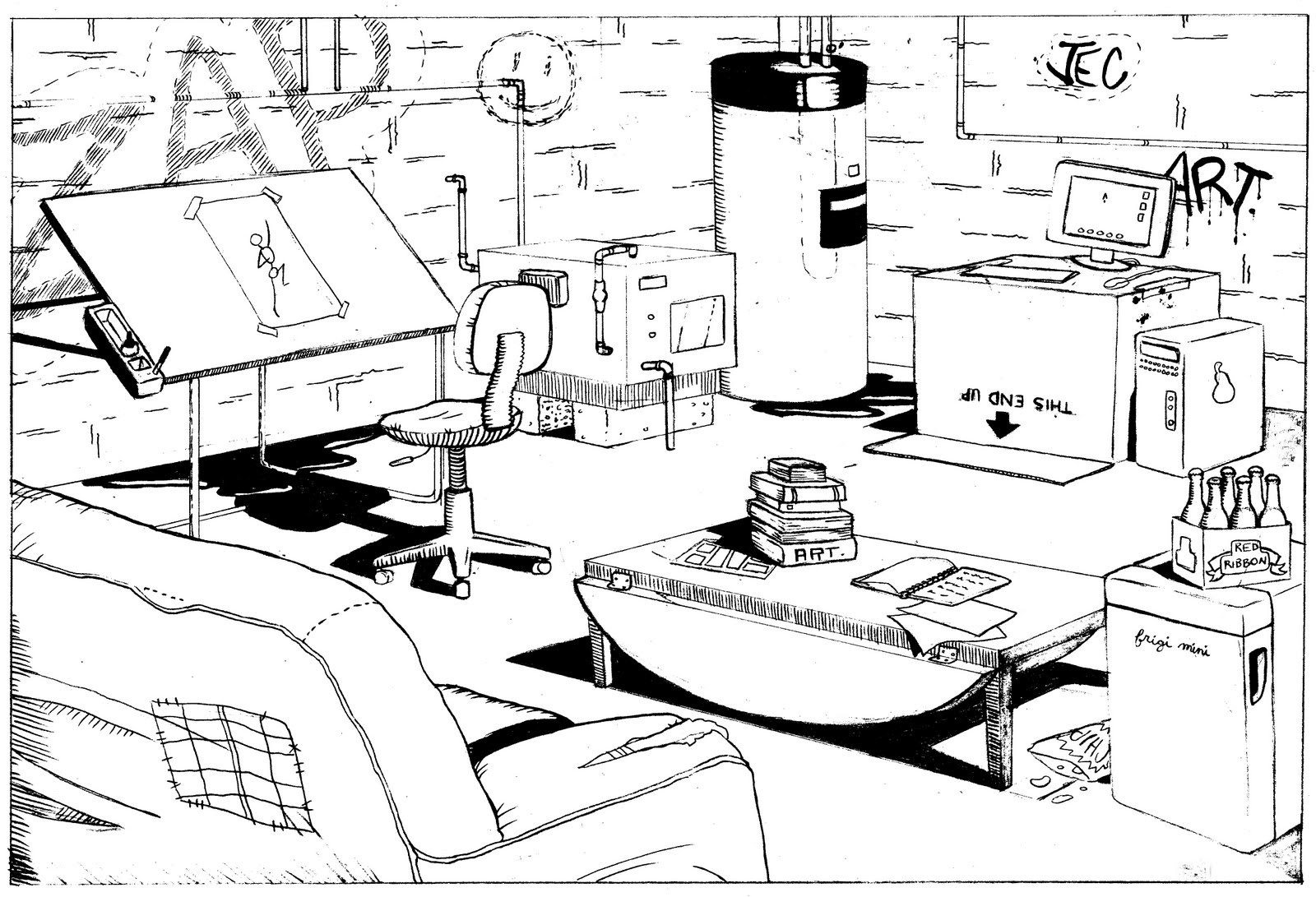 Joan Comics: Hipster Hideout