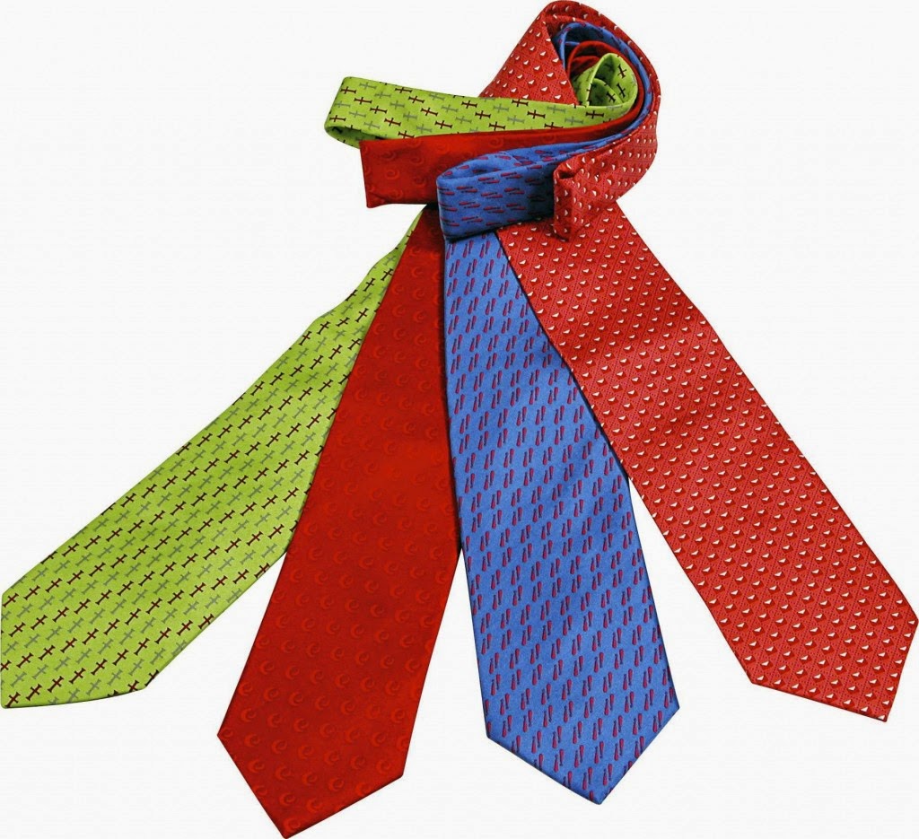 De formas y colores: Las corbatas y las manchas