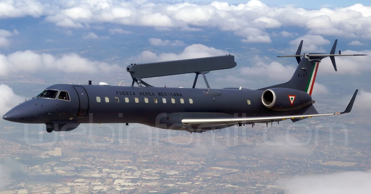 Aviones Embraer E-99 y R-99, las fortalezas voladoras de la Fuerza ...