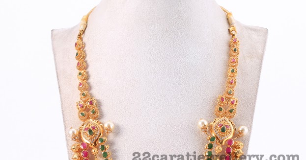 Four Strings Long Chain by Manepally - Jewellery Designs