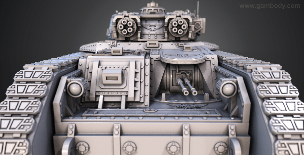 Vulcan Tank 3D Model | Assembly | Nixon's 3D Models