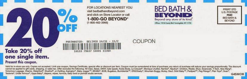 Bed Bath and Beyond Printable Coupons May 2018