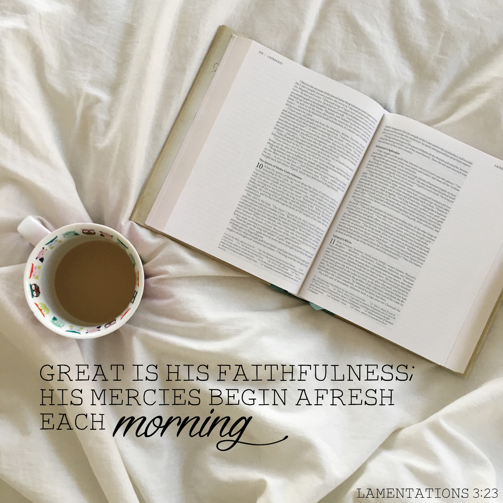 Bible Verses for the Morning | Lavender Elizabeth