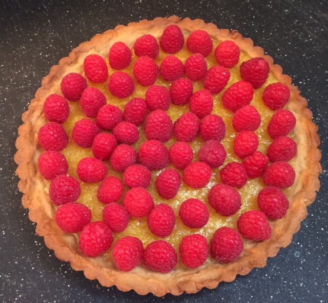 Michele's Woman Cave: Raspberry Lemon Tart