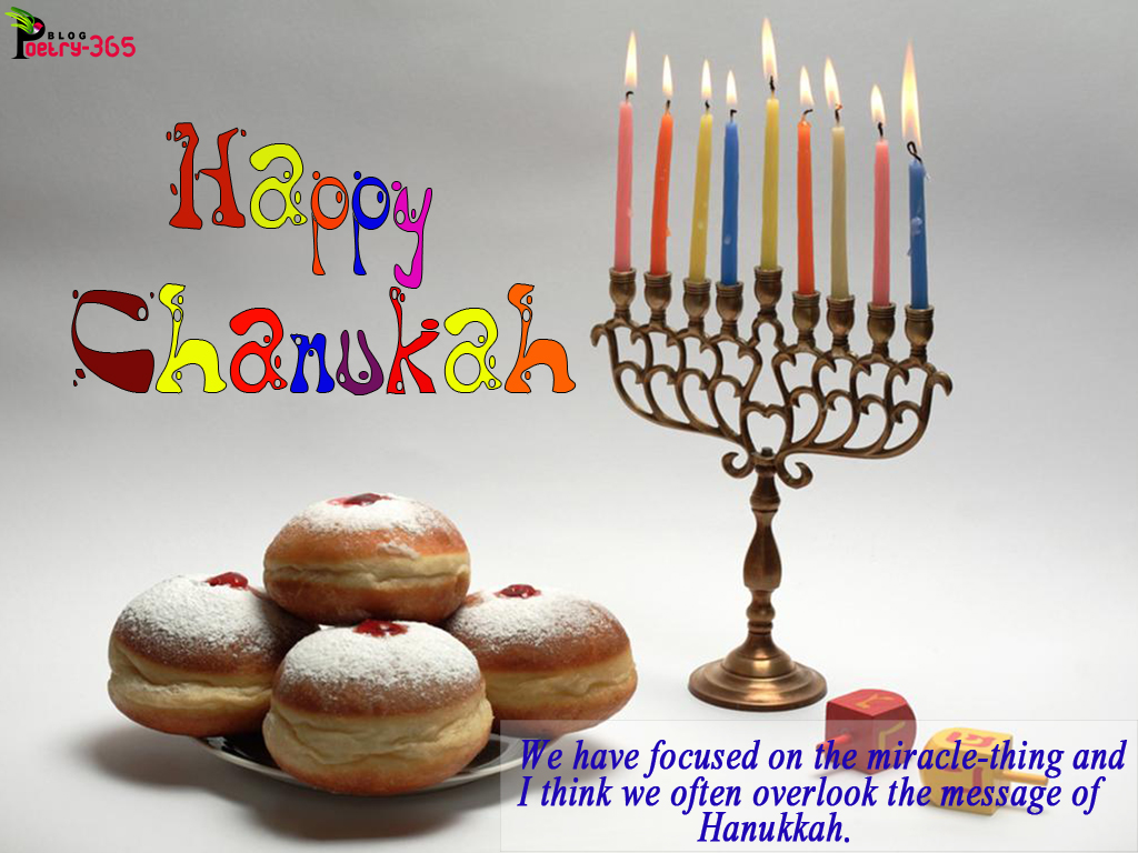 Wishes and Poetry: Happy Hanukkah Greetings Image for Friends