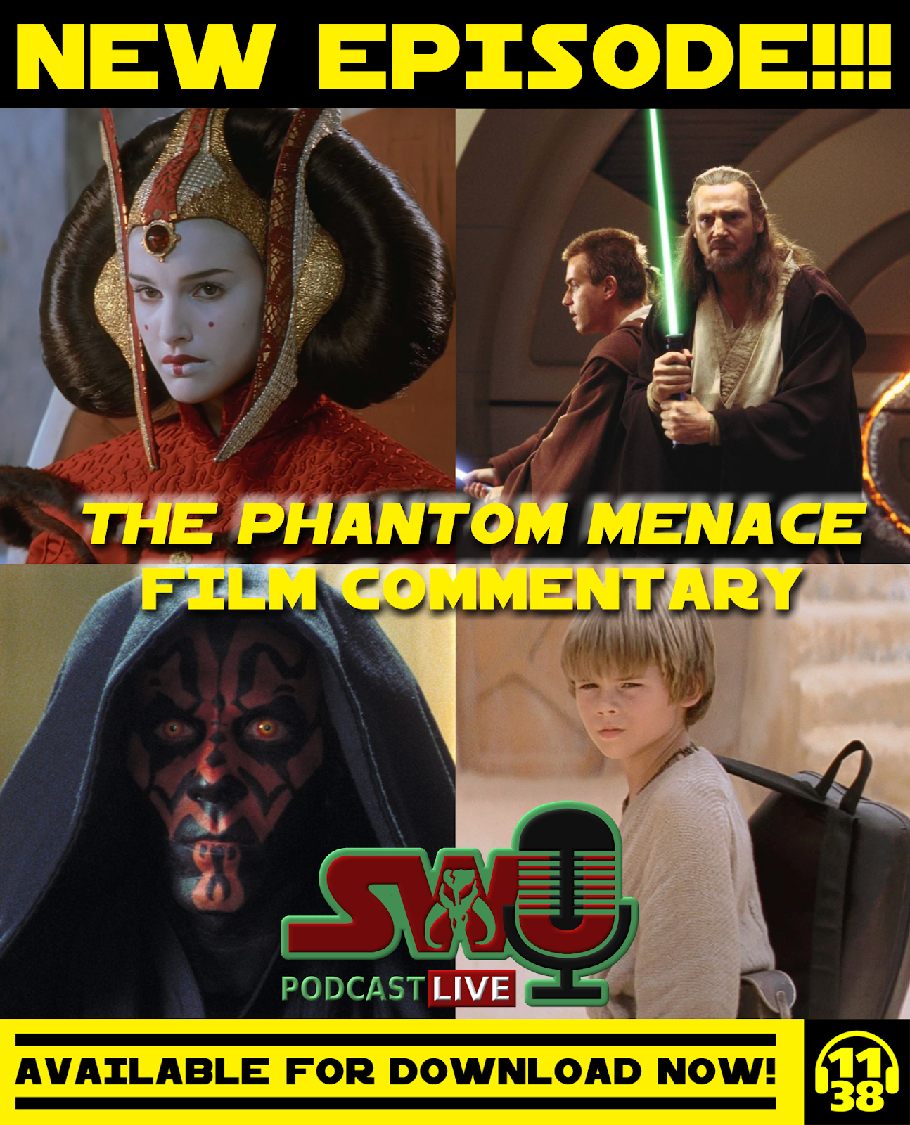 The SWU Podcast LIVE | 'The Phantom Menace' Commentary | The Star Wars ...