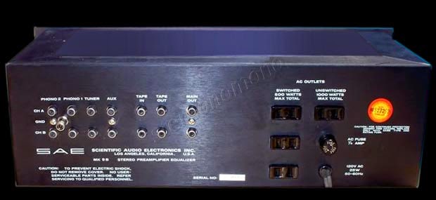 stereonomono - audio Hi Fi Compendium - 14 years on-line: SAE Mark IXB