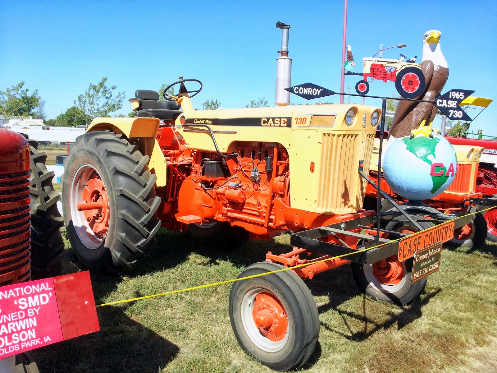 History and Culture by Bicycle: Clay County Fair: Vintage Tractors ...