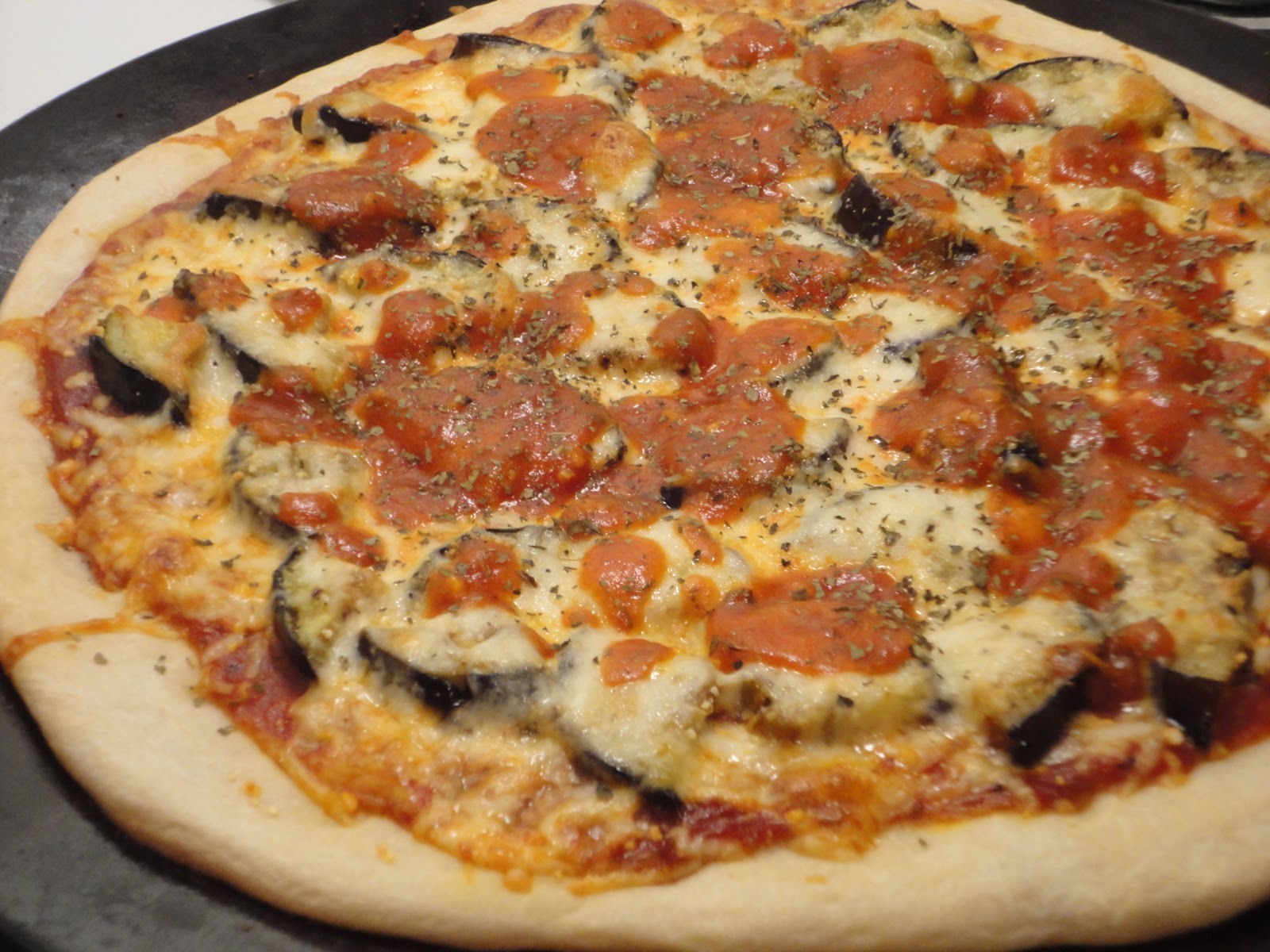 A Pirate's Journey in the Kitchen: Eggplant Parmesan Pizza