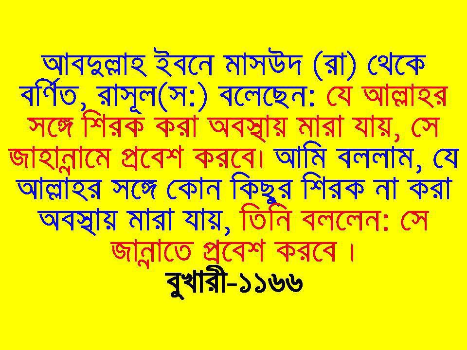 Hadith: BANGLA HADITH COLLECTION (1)