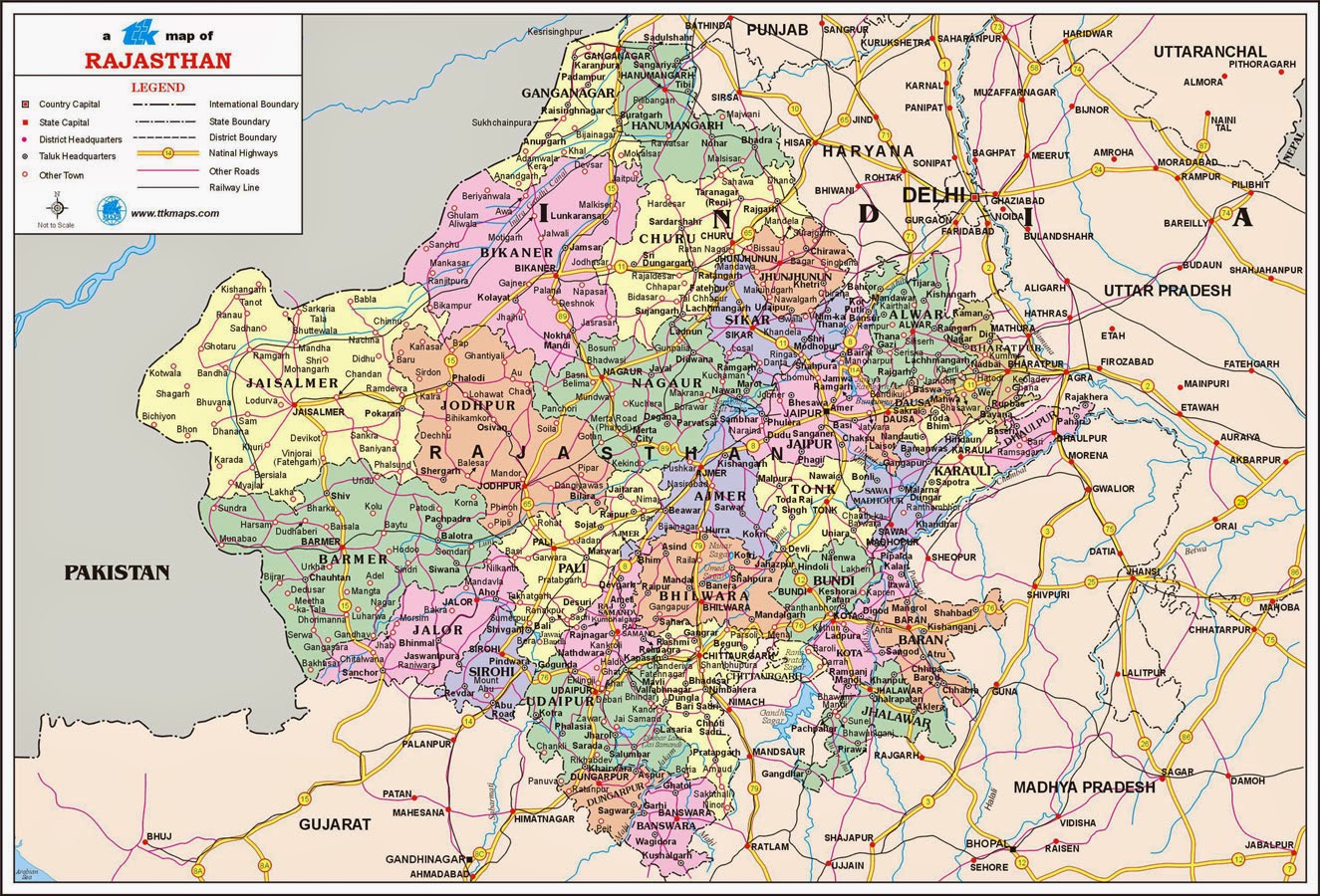 VIAJEROS EN INDIA: India MAPS: Mapas turisticos India por Estados (muy ...