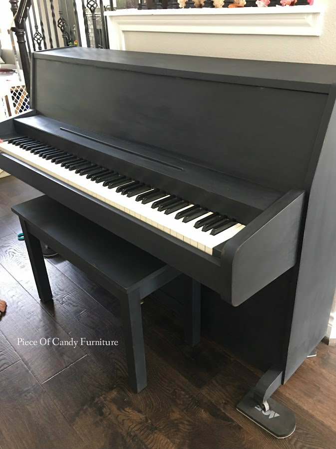 Piece Of Candy Furniture: Graphite Painted Piano.....