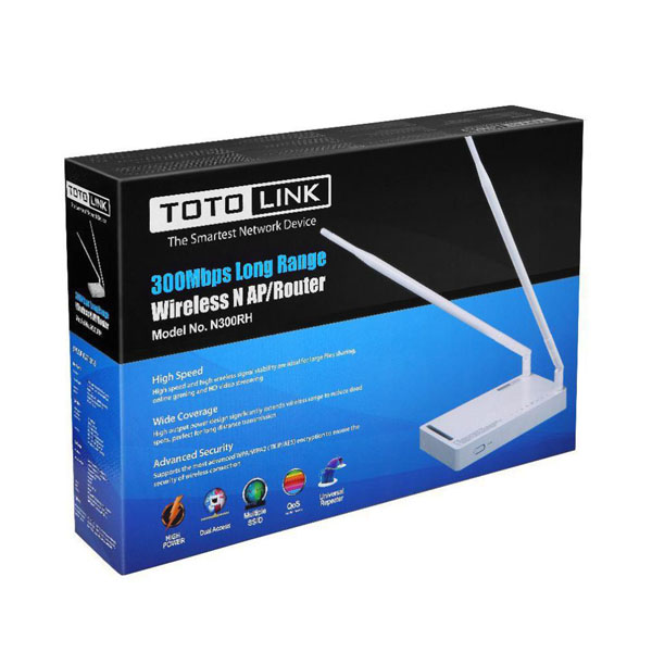Totolink N300RH V3 300Mbps Long Range Wireless N Router - Puserba ...