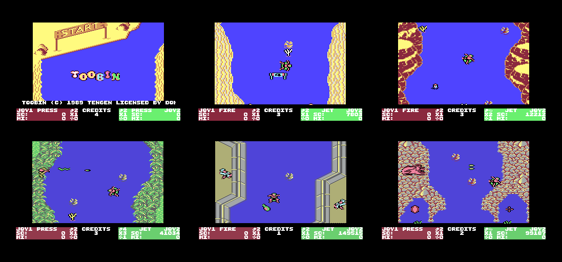 FRGCB - Finnish Retro Game Comparison Blog: Toobin' (Atari Games/Tengen ...