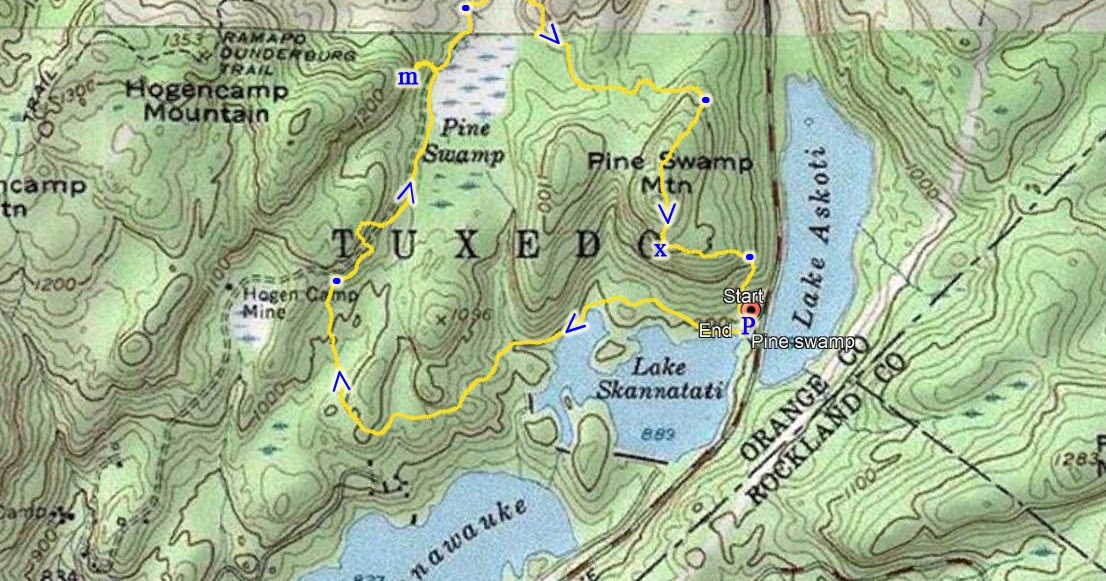 Harriman Hiker: Harriman State Park and Beyond: Pine Swamp Mine Loop