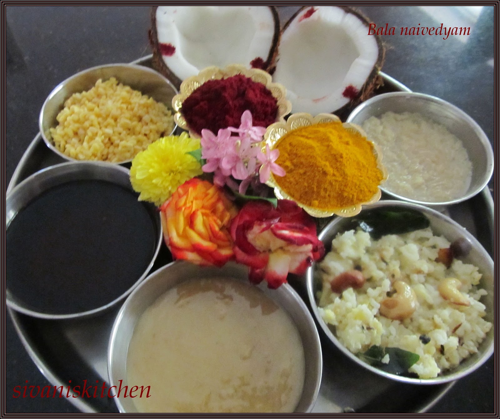 Sivani's Kitchen: Navaratri / Navadurga Naivedyams