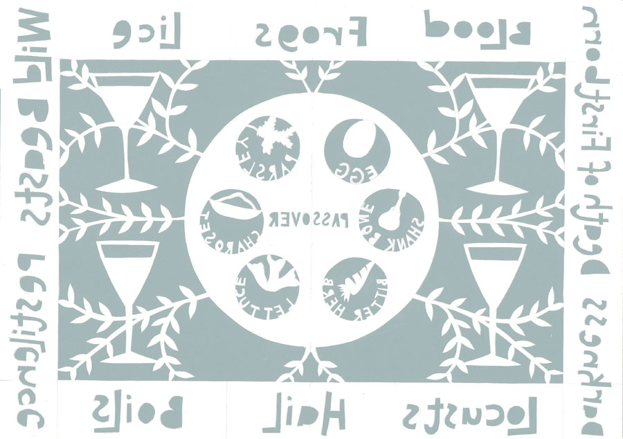 Folk Art Papercuts by Suzy Taylor: Passover papercut