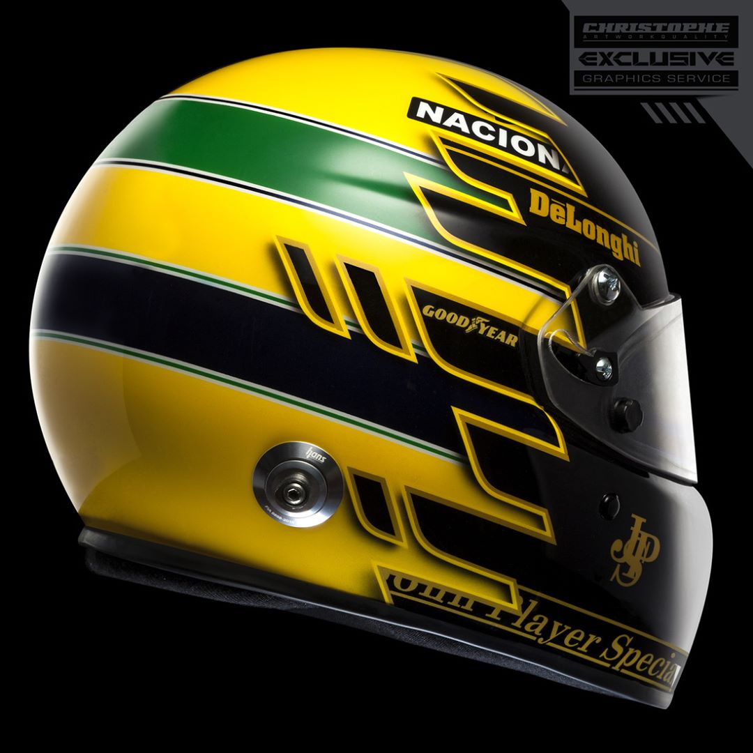 Racing Helmets Garage: Stilo "Ayrton Senna Tribute" by Christophe ...