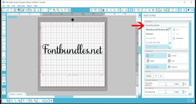 How to use Samantha Font - Accessing Glyphs | Design Bundles