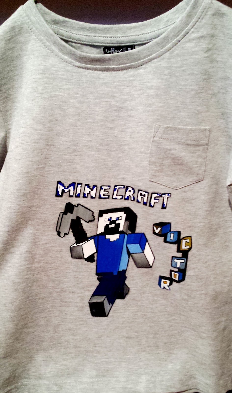 Handmade By Do : Hand painted t-shirt " MINECRAFT"/ Tricou pictat ...