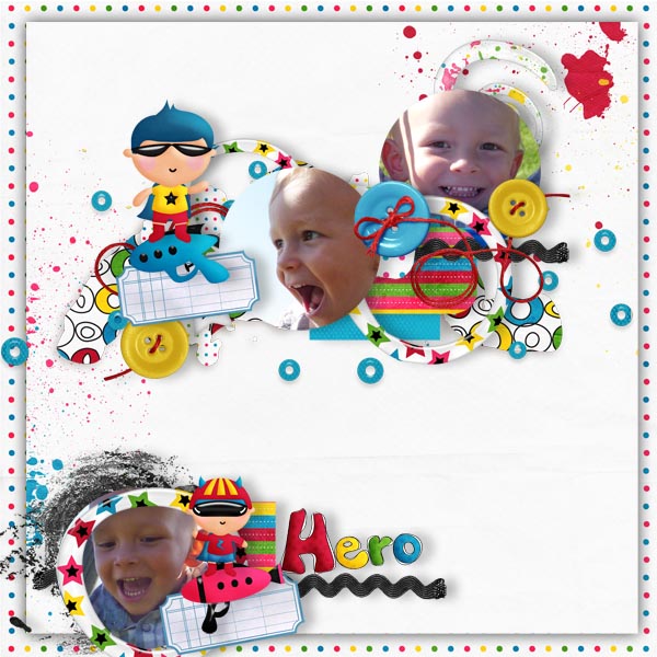 Chouk77 Designs: I'm a super hero ! + freebie