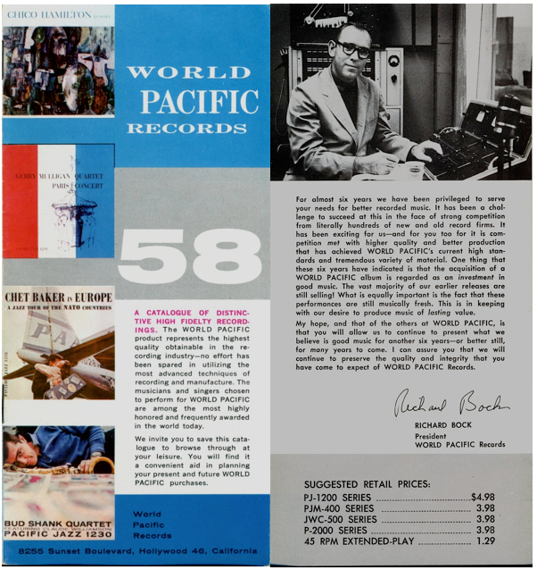 PACIFIC JAZZ / WORLD PACIFIC LABELOGRAPHY: THE PJM-WPM SERIES