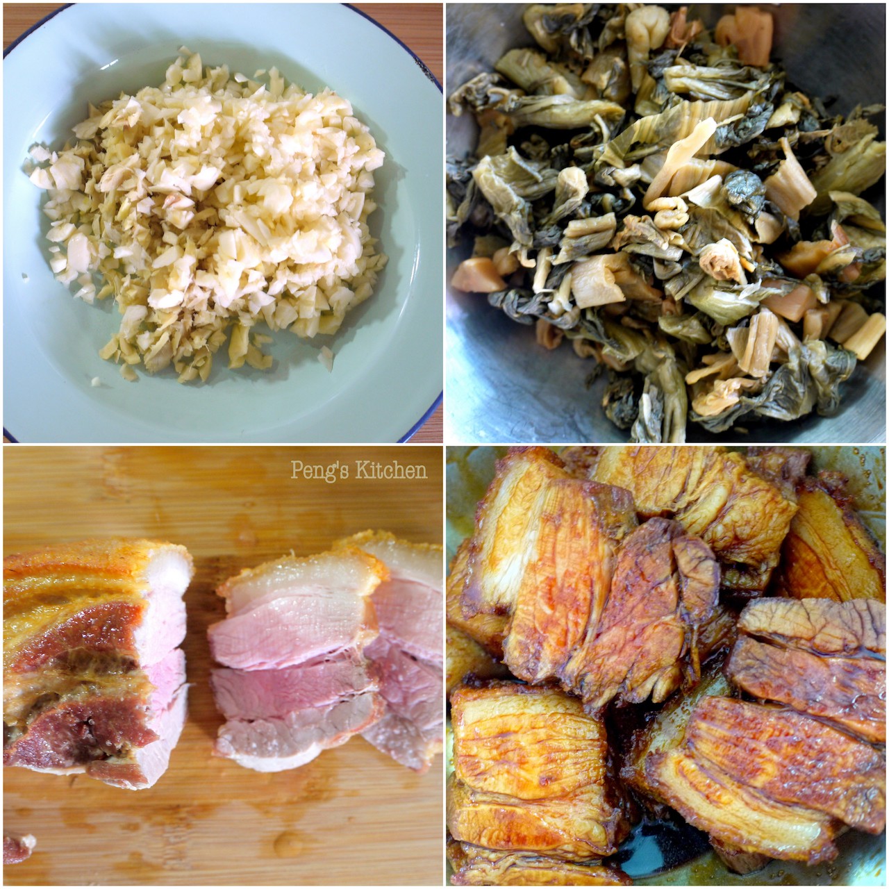 Peng's Kitchen: Mui Choy with Pork Belly 梅菜扣肉