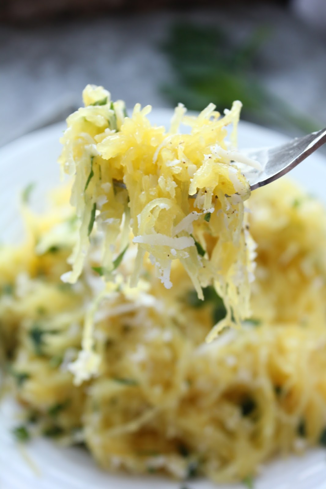 Garlic Parmesan Spaghetti Squash