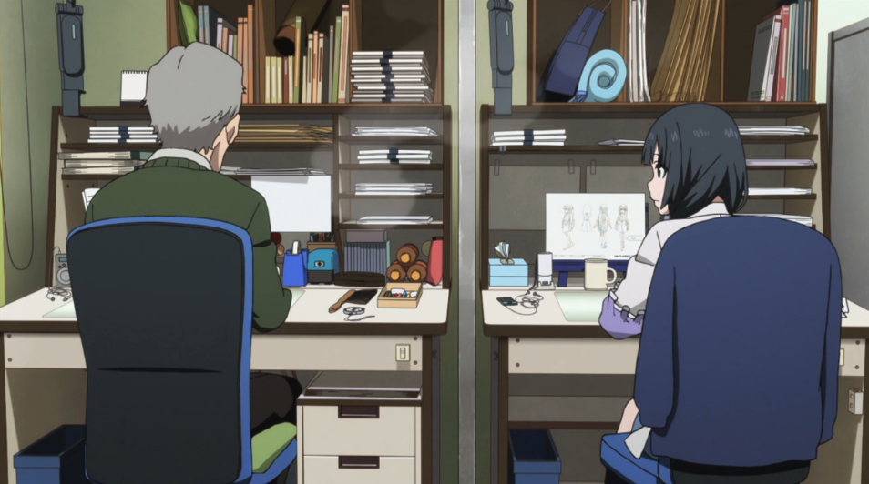 Subdued Fangirling: 12 Days of Anime Teachers--#3: Shirobako Senpais