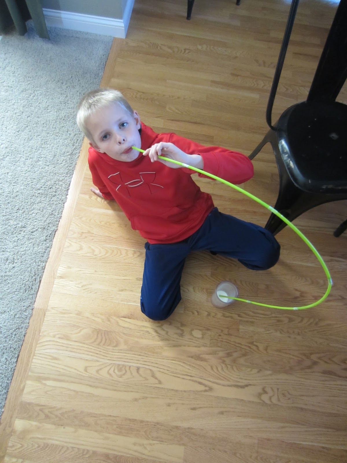 Learning about Air Pressure with a SUPER Long Drinking Straw ...