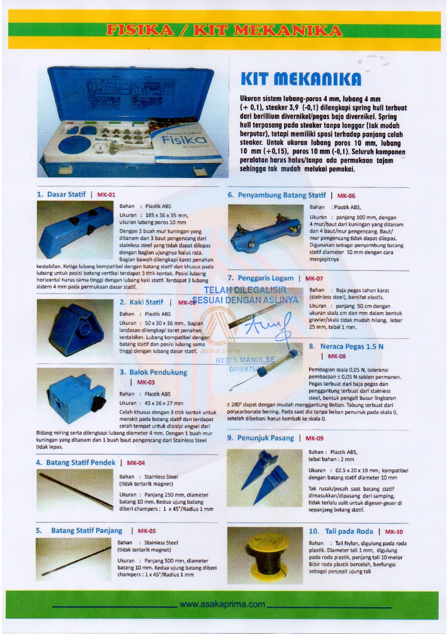 Pengadaan Alat Peraga IPA SMP (Paket Dasar DAK) ~ PERALATAN ...