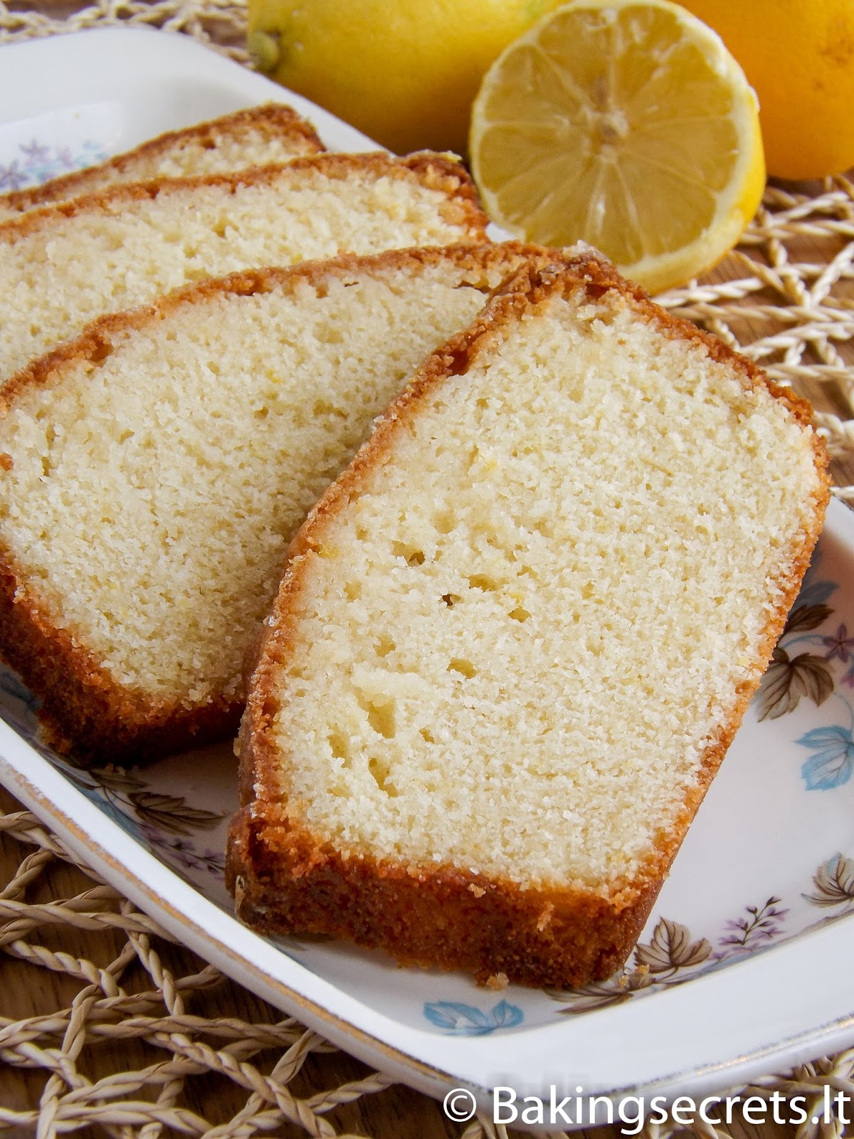 Baking Secrets: Citrinų keksas +VIDEO | Lemon Drizzle Loaf Cake + VIDEO