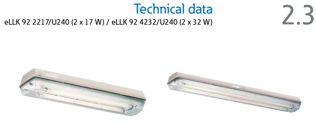 CEAG (Eaton Crouse Hinds) - Ex-Linear light fittings for fluorescent ...