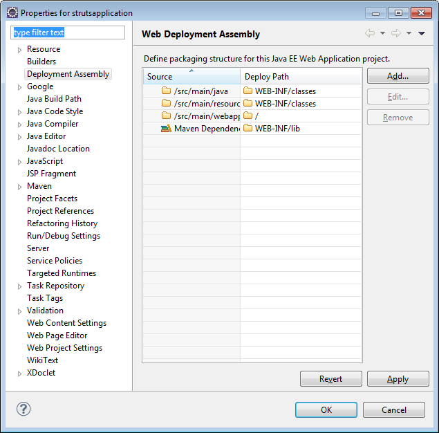 Advanced Java, JavaScript, Middleware and backend examples.: Configuring Eclipse's Dynamic Web ...