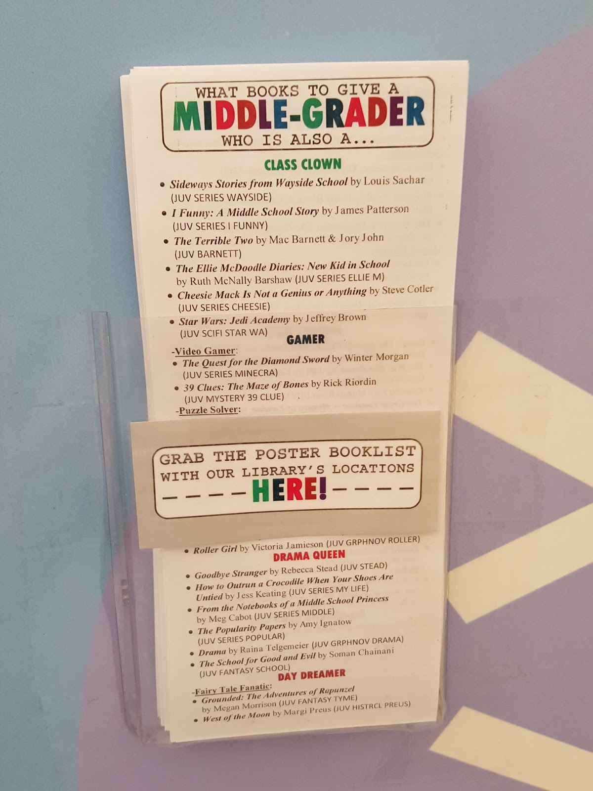 Literary Hoots: Flowchart Poster Display