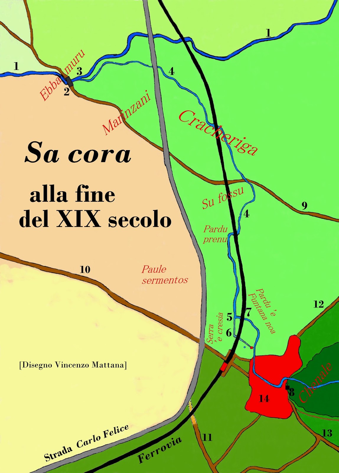 Abbasanta - le radici: 1545 - Sa cora