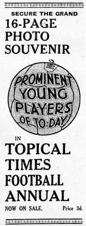 Football Cartophilic Info Exchange: Topical Times - Prominent Young ...